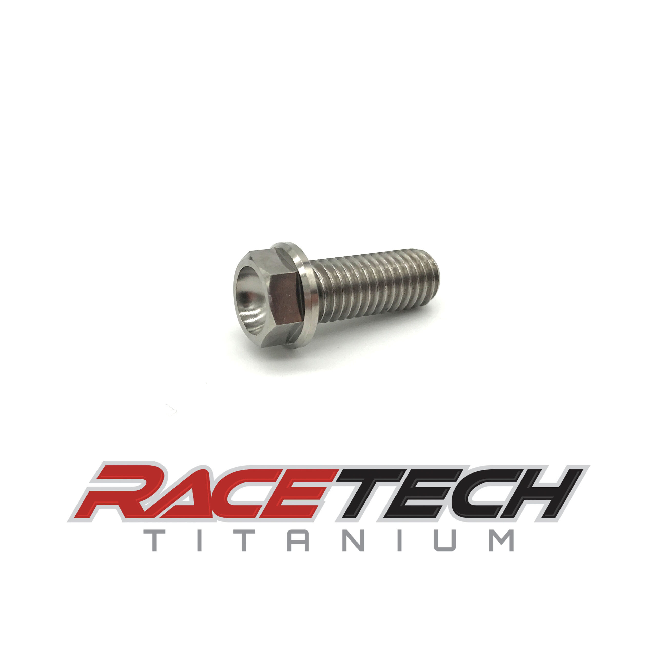 Titanium M8x20 8mm Flanged Hex Head Bolt | RaceTech Titanium