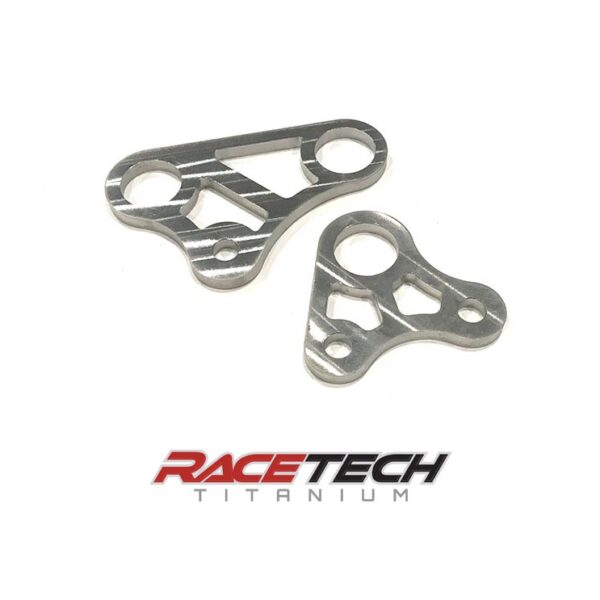 Yamaha YFZ450 Titanium Foot Peg Mounting Bracket - RaceTech Titanium