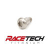 Titanium M5x0.8x12.5 Button Head Bolt (7x7.5 Shoulder) - RaceTech Titanium