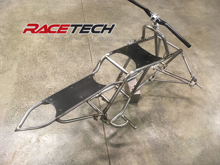 New Titanium Yamaha Banshee Drag Frame - RaceTech Titanium