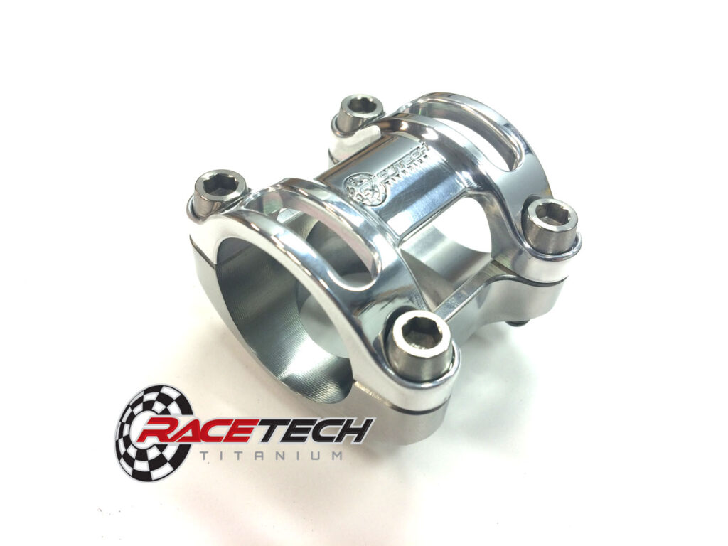 Titanium Drag Steering Stem Clamp | RaceTech Titanium