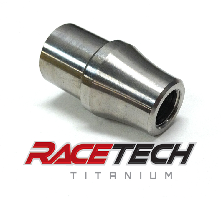 Titanium 1/2-20 LH Threaded Tube Adapter for 1" x .070 tube - RaceTech ...