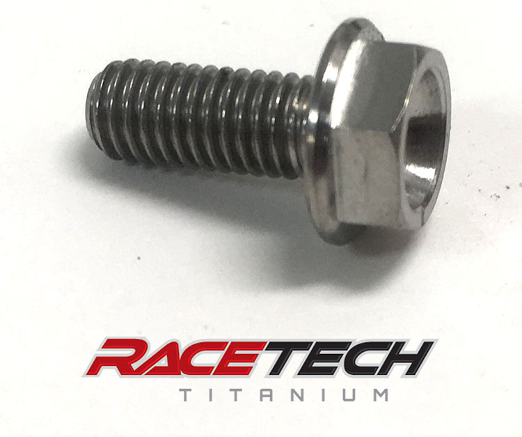 Titanium Brake Line Loop Bolt (2011 Yamaha YZ85) - RaceTech Titanium