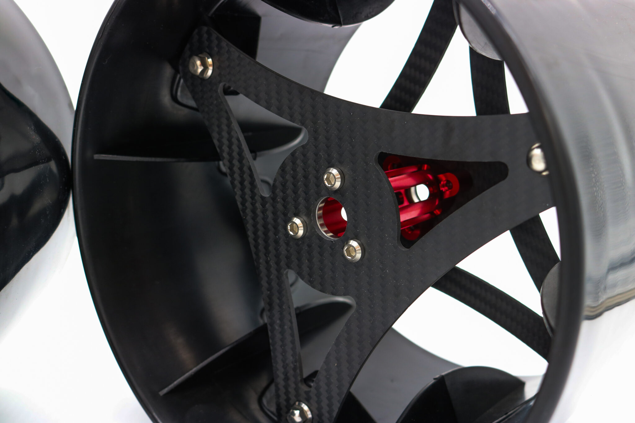 Wheelie Bar Wheel w/ Carbon Fiber & Magnesium Insert - RaceTech Titanium