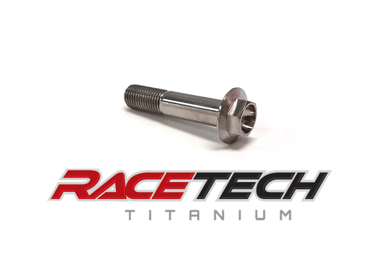 Titanium M10x50 (10mm) Hex Head Bolt with Flange