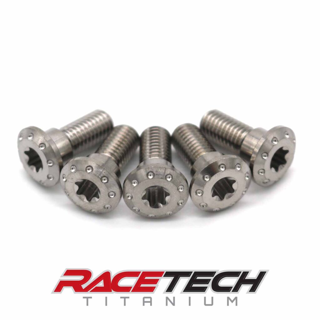 Suzuki Titanium Rear Rotor Bolts - RaceTech Titanium