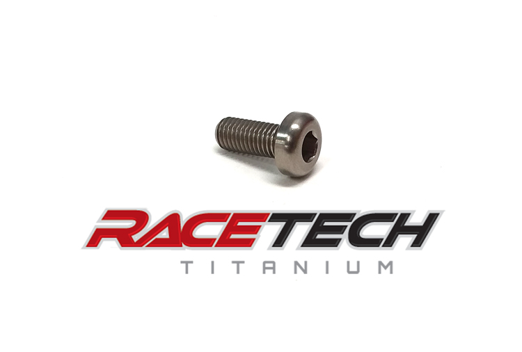Titanium M8x20 (8mm) Button Head Bolt | RaceTech Titanium