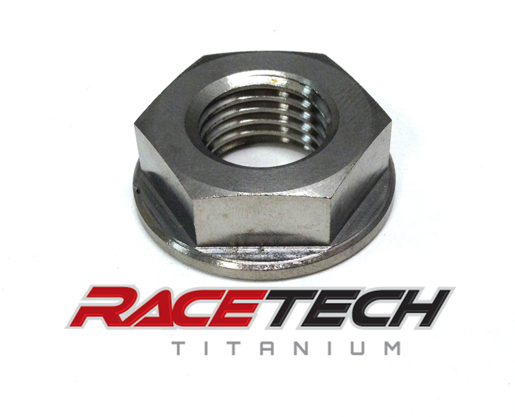 Aerospace Grade Titanium M14x1.5 Flange Nut | Titanium Nuts