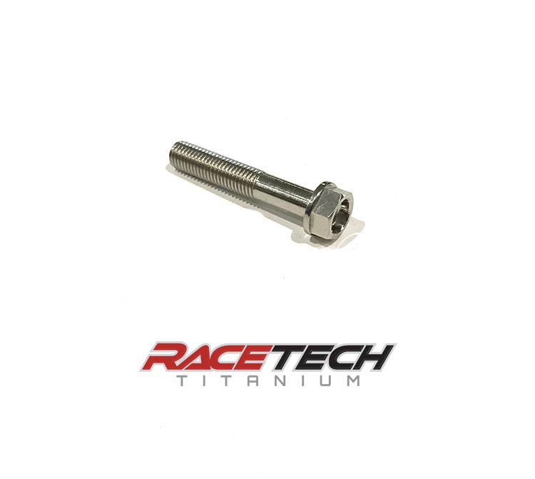 Titanium M7x1.0x40 Hex Head Flange Bolt - RaceTech Titanium