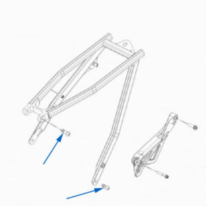 Titanium Subframe Bolts (2021-2024 GasGas MC85)