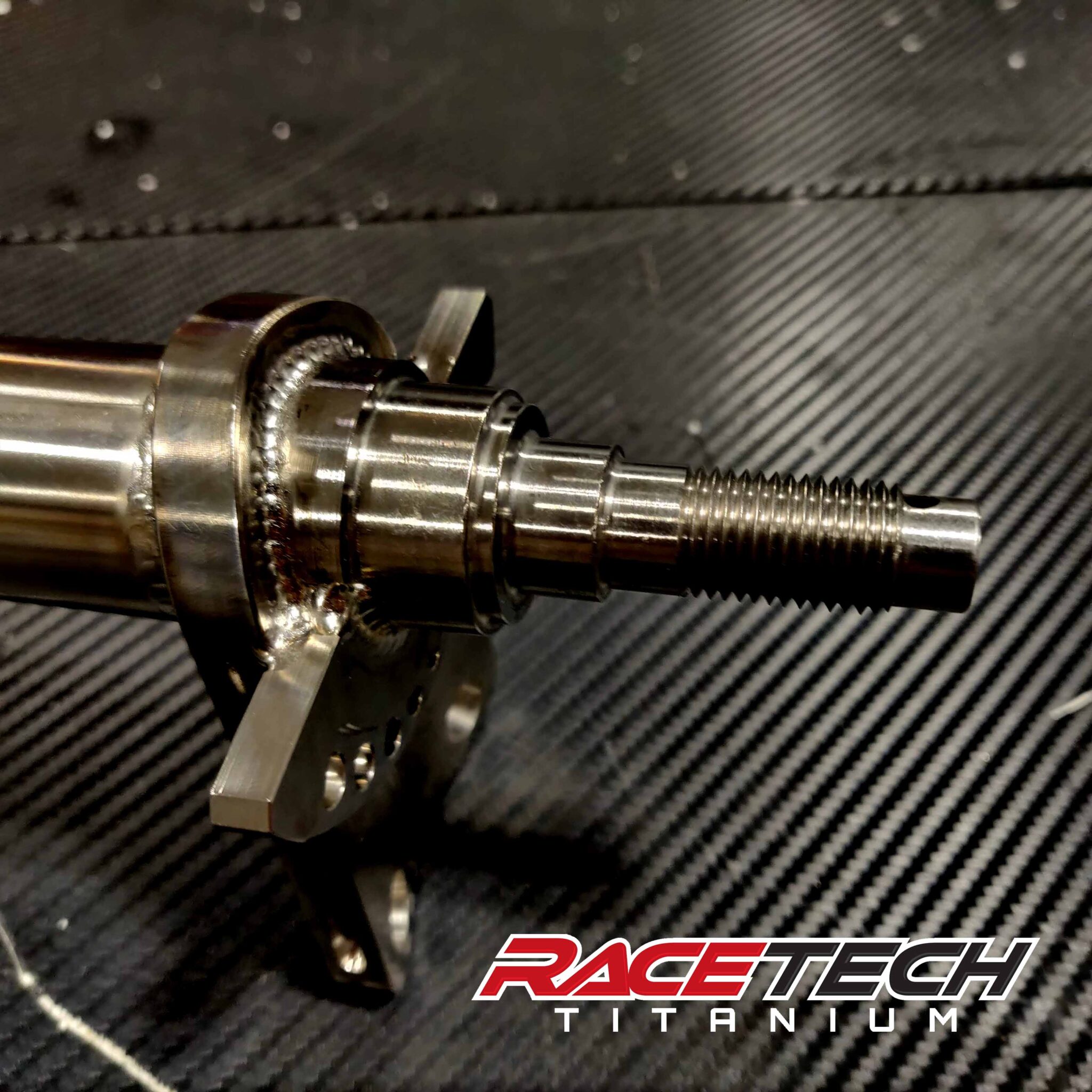 Honda TRX450R Titanium Steering Stem w/ Anti-Vibe Mounts (TT/MX) - RaceTech Titanium