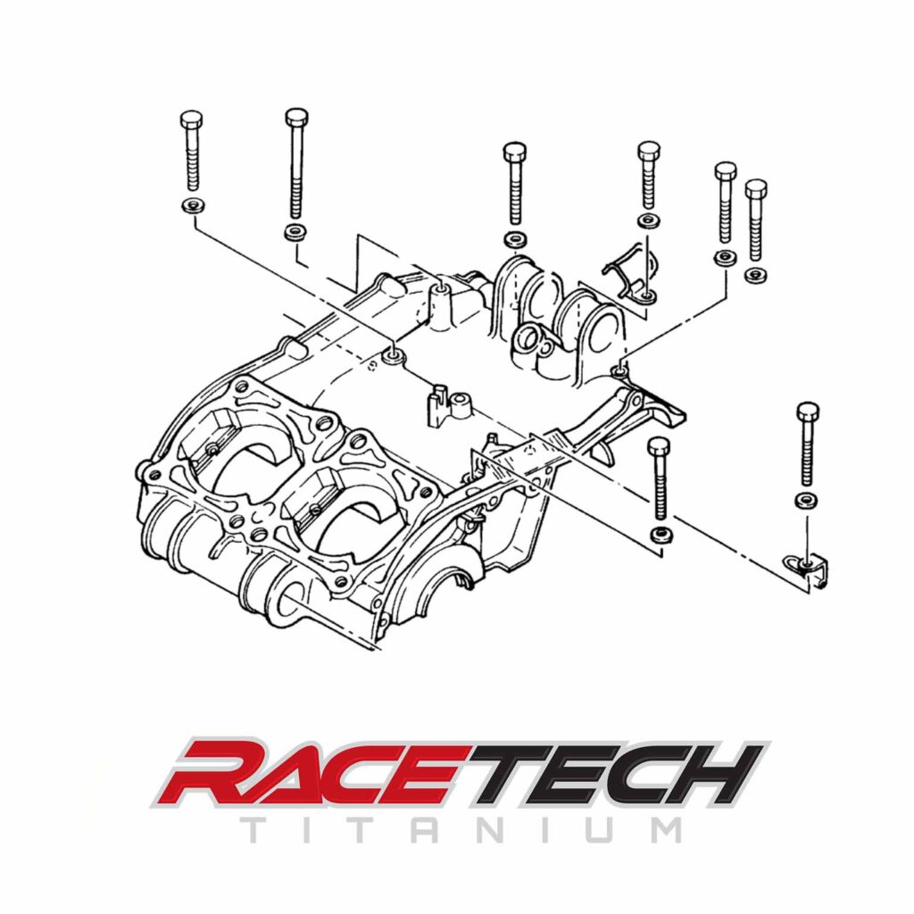 Yamaha Banshee Aerospace Grade Titanium Engine Case Kit