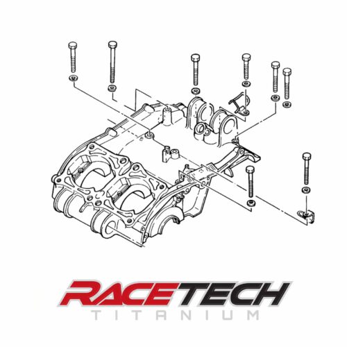 Yamaha Banshee Aerospace Grade Titanium Engine Case Kit