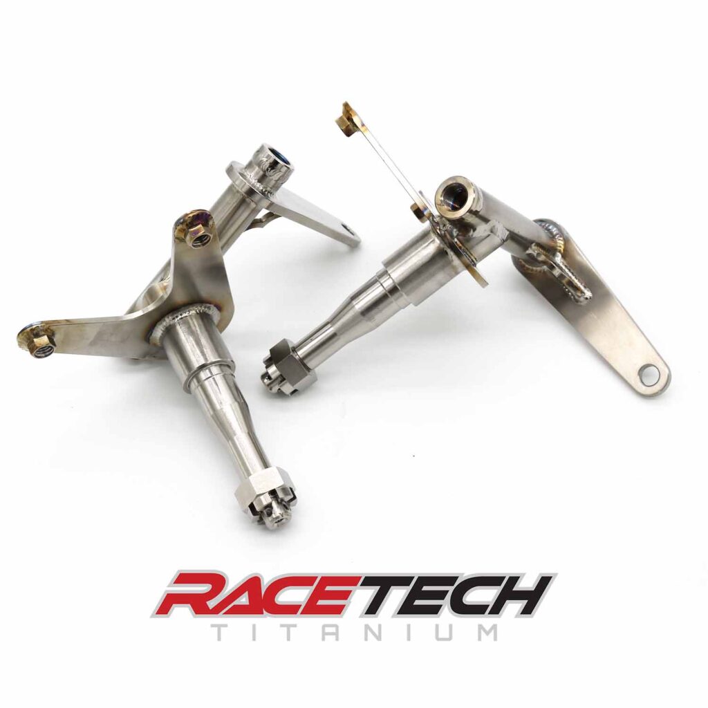 Titanium Honda TRX 450 Drag Spindles - RaceTech Titanium