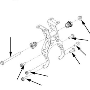 Titanium Rear Engine Support & Engine Mount Bolts (2022-2023 Can AM ...