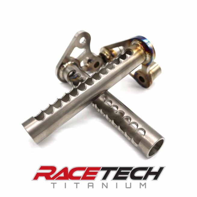 Yamaha Banshee Titanium Foot Pegs - Drag Round Peg Style - RaceTech ...