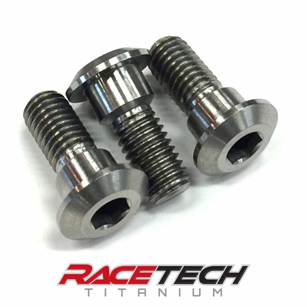Aerospace Grade Titanium Rear Rotor Bolts for Honda TRX450R