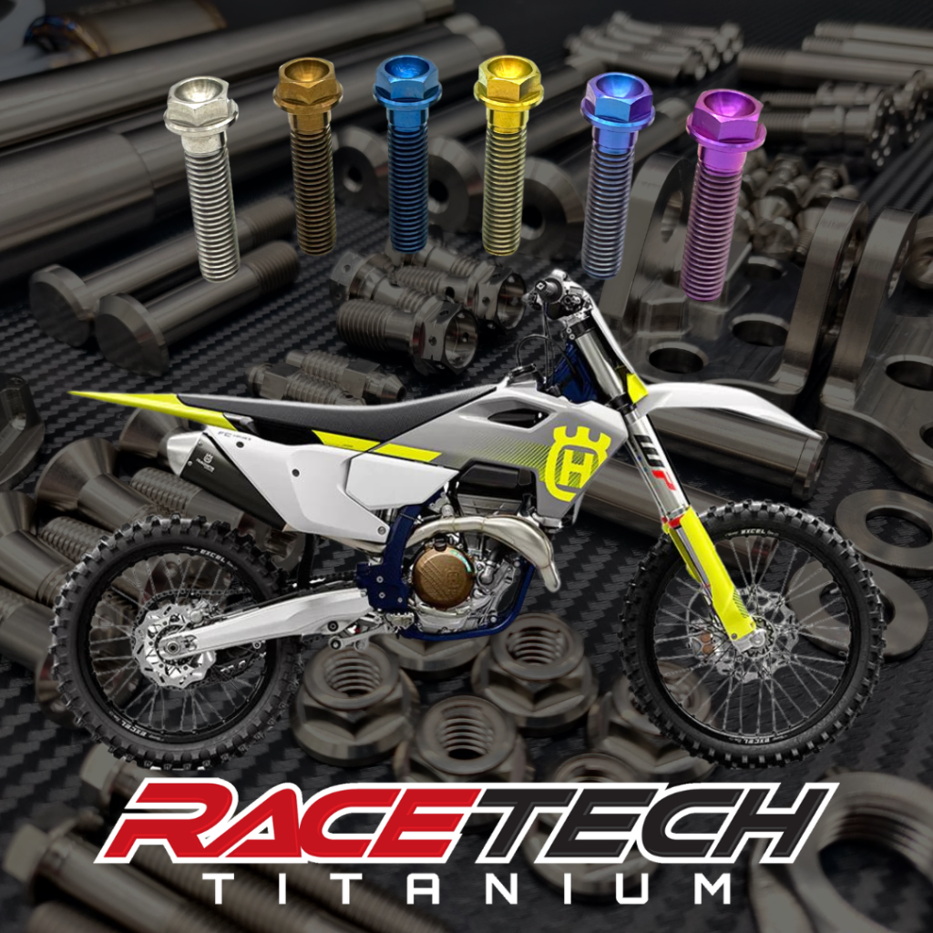 Titanium Full Bolt Kit Husqvarna (FC350 2022-24) - RaceTech Titanium