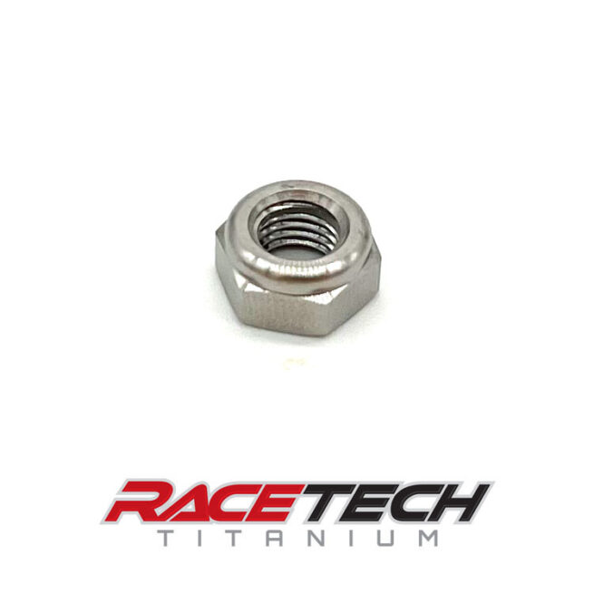 Titanium 5/16-24 Hex Head Nylock Locking Nut (Short) - RaceTech Titanium