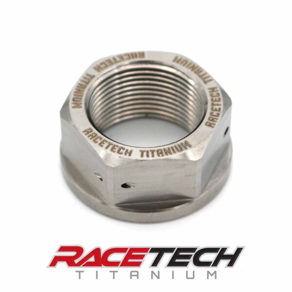 Aerospace Grade Titanium M22x1.5 Flange Nut | Titanium Nuts