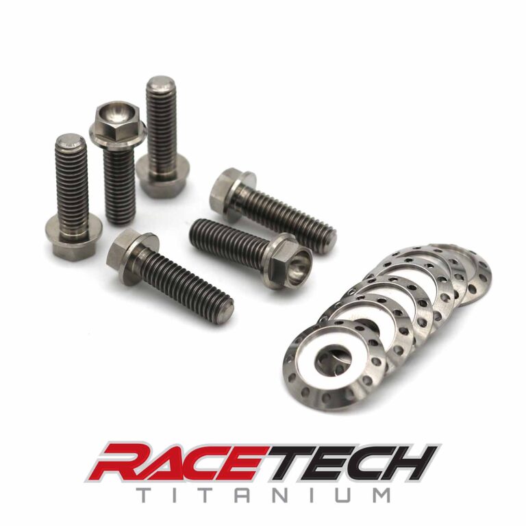 Yamaha Banshee Titanium Clutch Plate Bolts/Washers - RaceTech Titanium